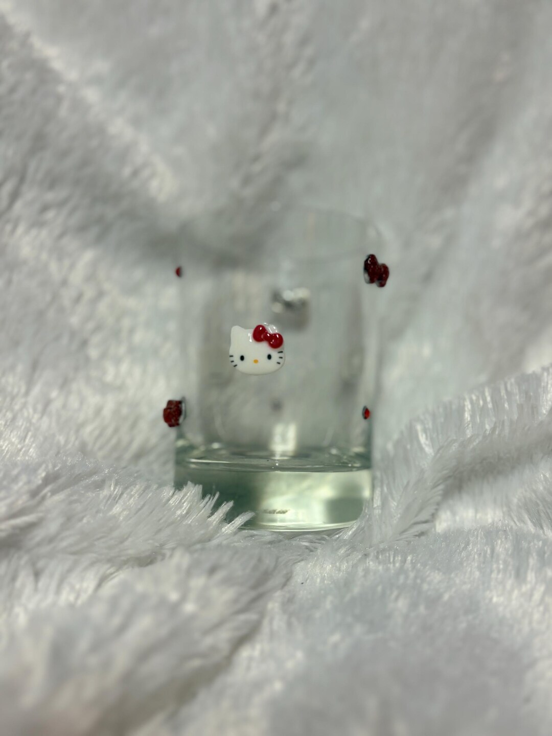 Bedazzled Hello Kitty Rocks Glass - Etsy