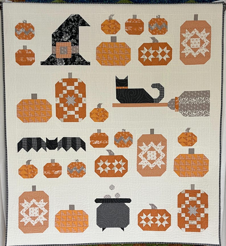 Halloween Quilt / Witches Night Out / Witches / Halloween - Etsy