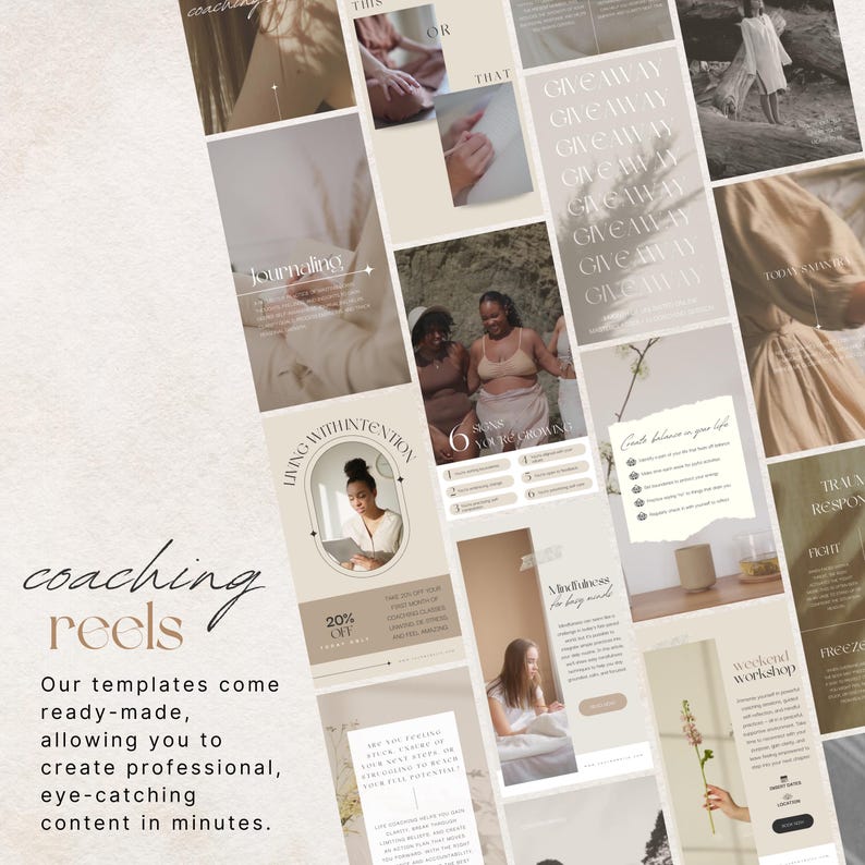 Coaching Instagram Vorlage Canva, Life Coach Insta, Coaching Business ...