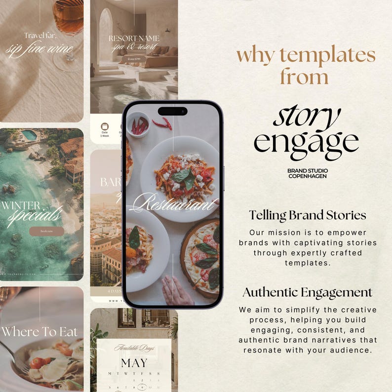 Travel Instagram Story Templates: Social Media Travel Agent Marketing ...