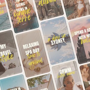 Travel Instagram Reel Cover Templates: Travel Content for Social Media ...