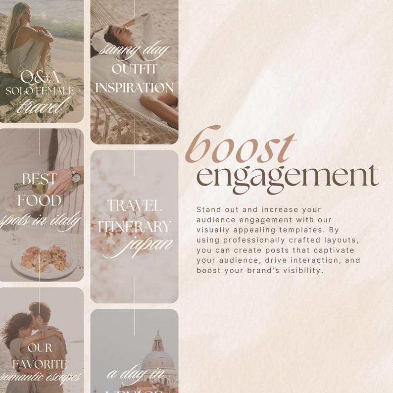 Travel Instagram Reel Covers Template: Travel Content Social Media ...
