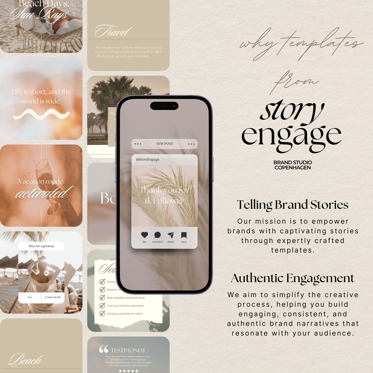 Travel Agent Post Template, Travel Agency Instagram, Canva Post ...