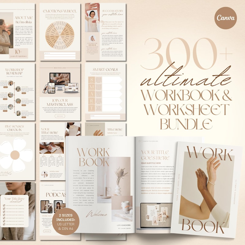Ebook Canva Template - Etsy