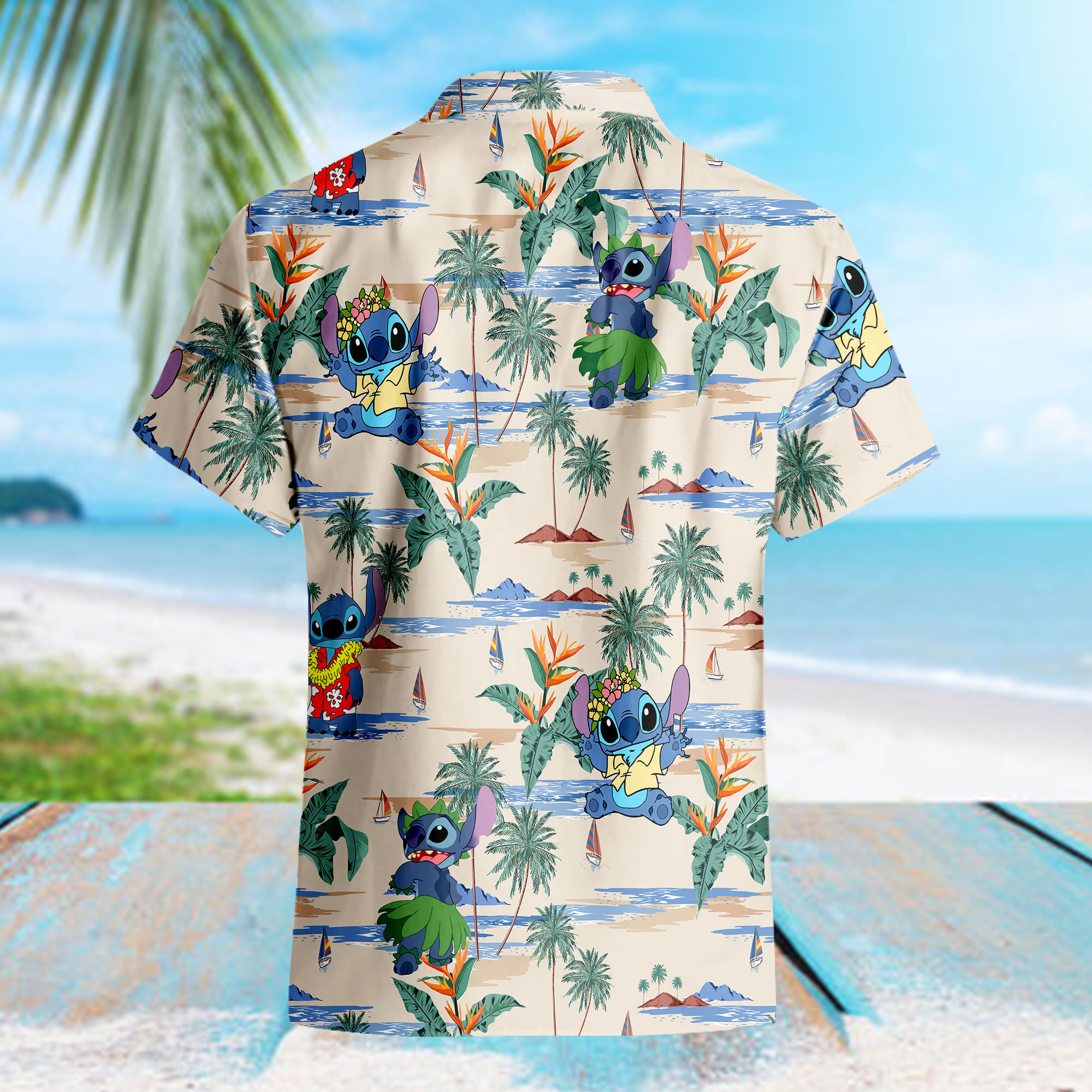 Disney Aloha Stitch Ohana Hawaiian Shirt, Ohana Means Family Shirt