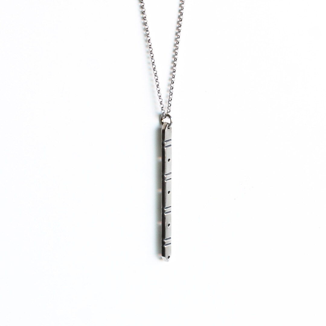 Slender Silver Necklace, Simple and Modern Design Perfect for Daily ...