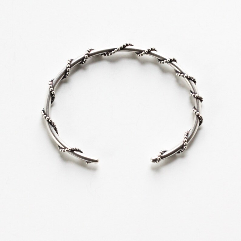 Unique Silver Cuff Bracelet Handmade of Sturdy 10 Ga Silver - Etsy