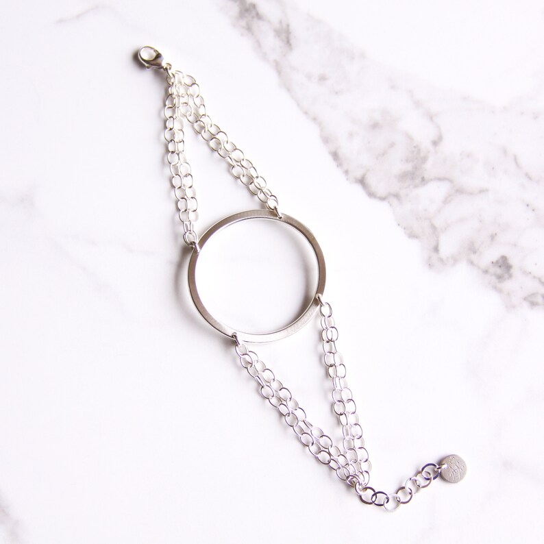 Timeless Statement Bracelet a Hassle Free Minimalist Circle - Etsy