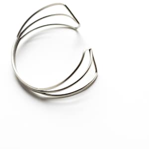 Geometric Bracelet Designed With Angles and Lines, Its Open Shape ...