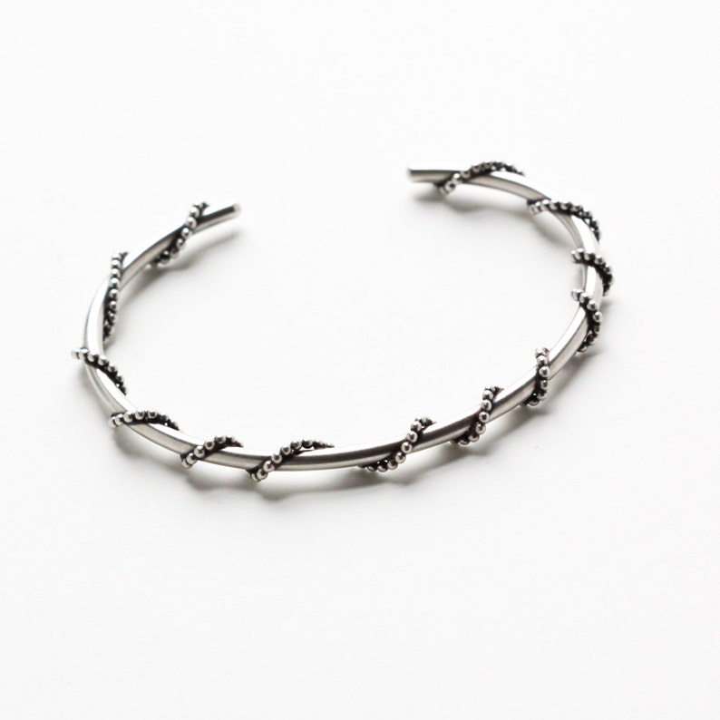 Unique Silver Cuff Bracelet Handmade of Sturdy 10 Ga Silver - Etsy