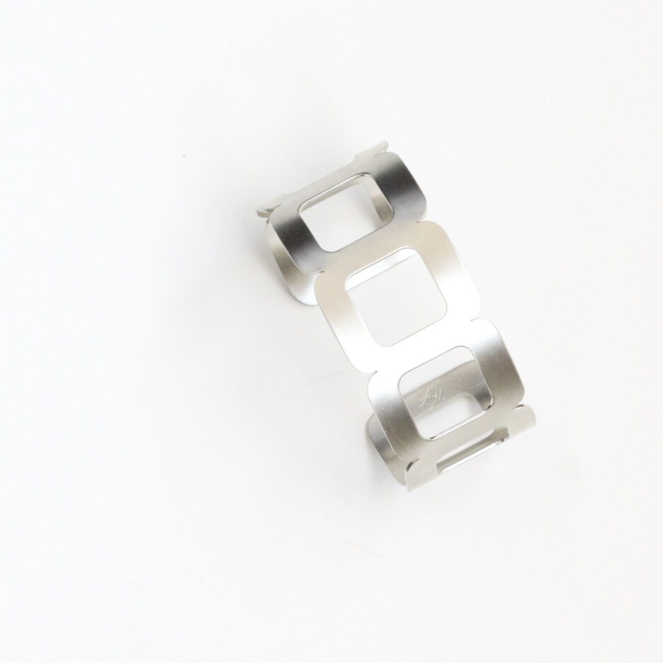 Modern Silver Bracelet Cuff Handmade Sterling Silver Cuff of - Etsy