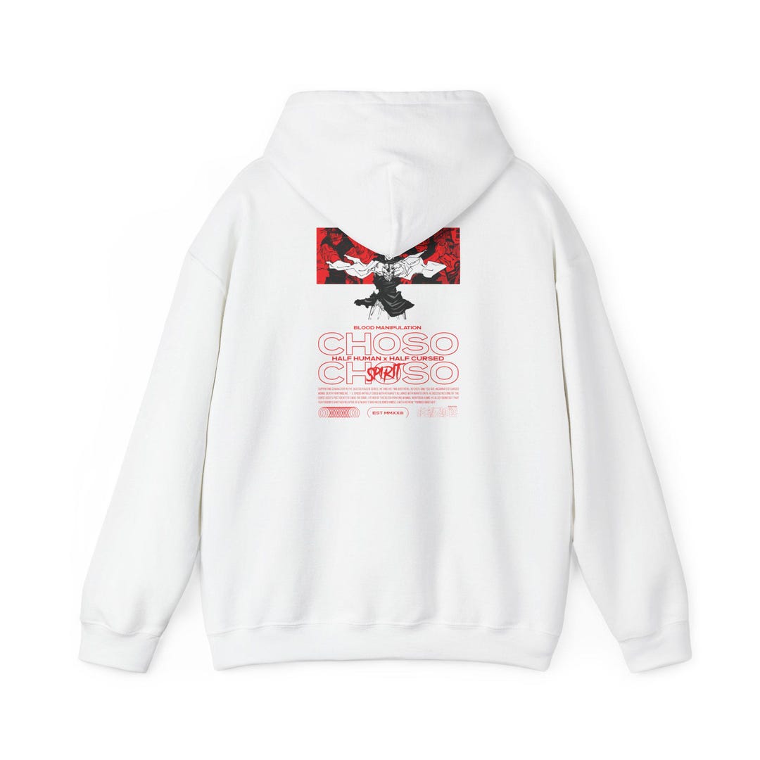 Jujutsu Kaisen Choso Anime Hoodie - Unisex Hooded Sweatshirt, JJK Fan ...