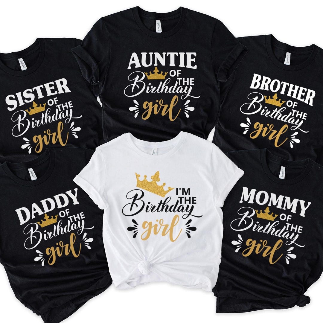 Custom Birthday Squad Shirts, Birthday Team Shirt, Birthday Crew Shirts ...