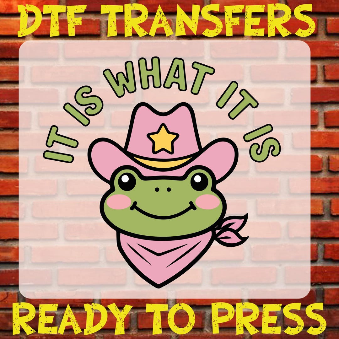 Funny Frog DTF Transfer, Sarcastic Meme, Ready to Press - Etsy