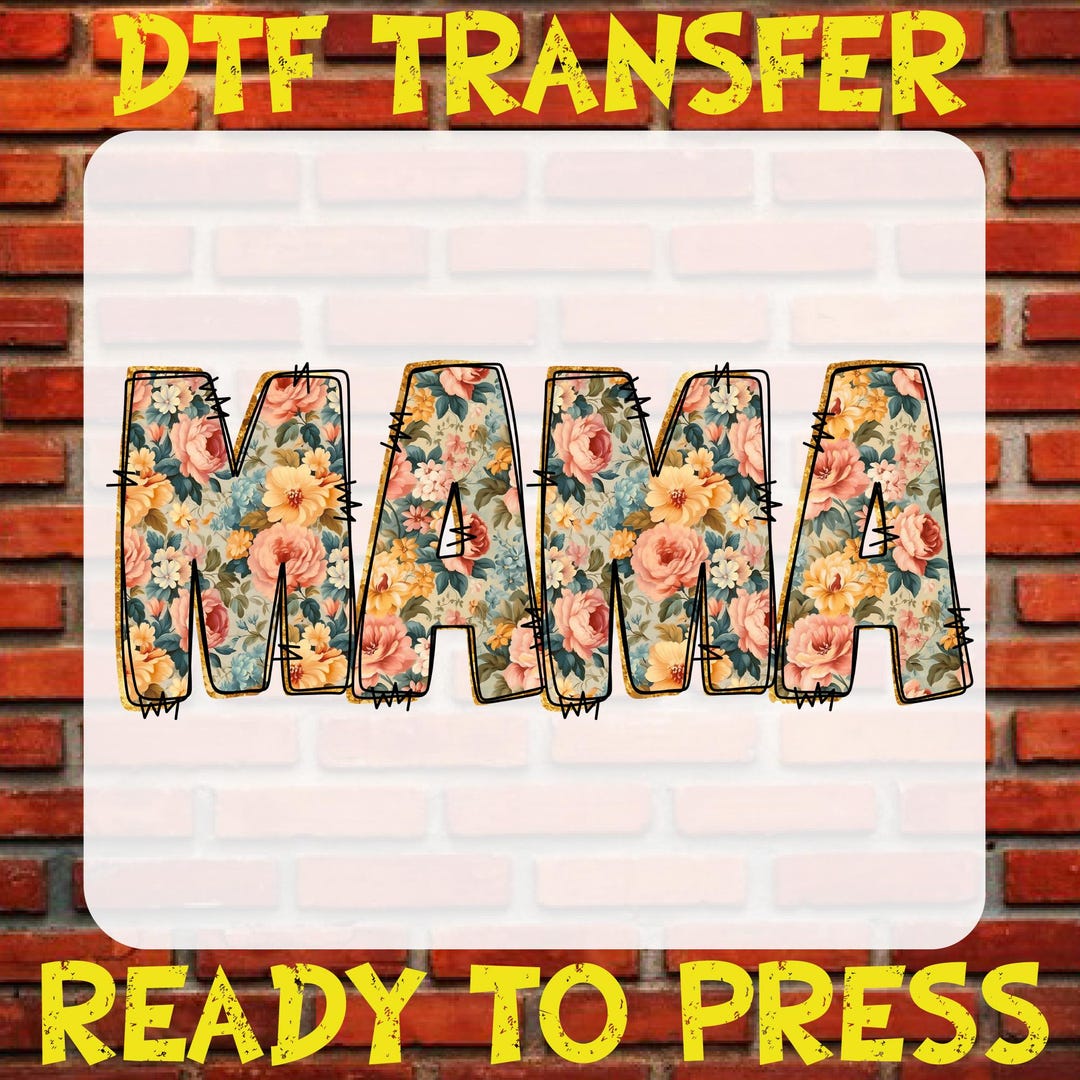 Floral Mama Dtf Transfers, Fall Mama Ready to Press, Mothers Day Dtf ...