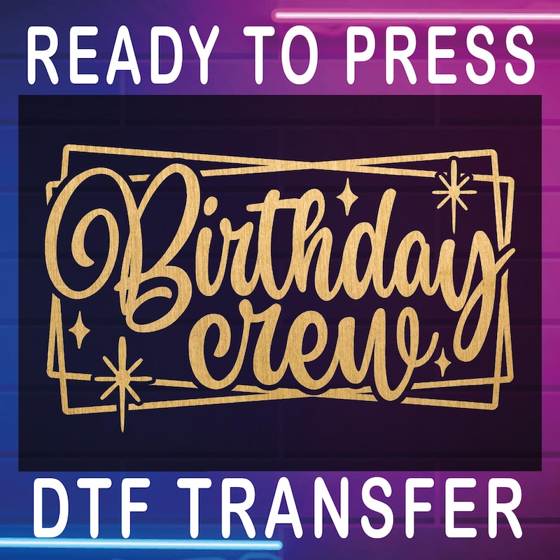 Color Crew Birthday - Etsy