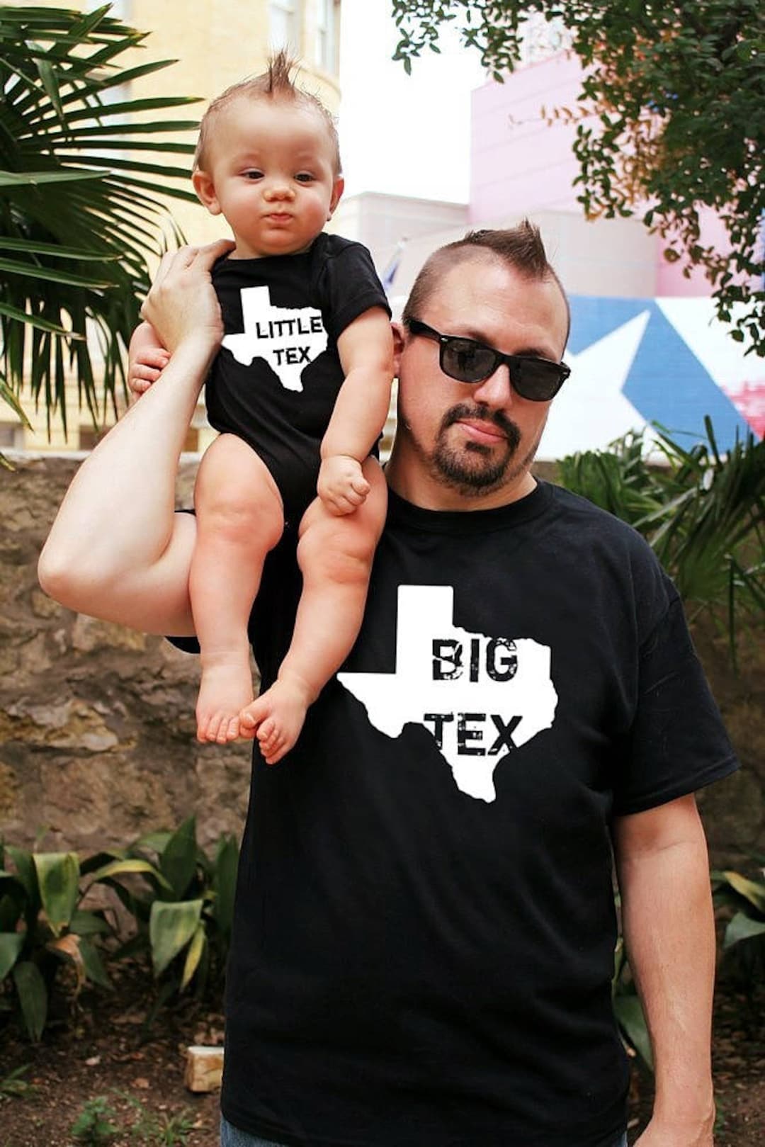 Dad and Son Shirt Set Big TEX Little TEX™ - Texas Pride Fathers Day ...