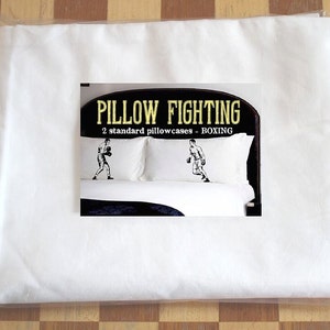 Boxing Pillow Cover Set Boxers Pillow Case Set Queen Size Cotton ...