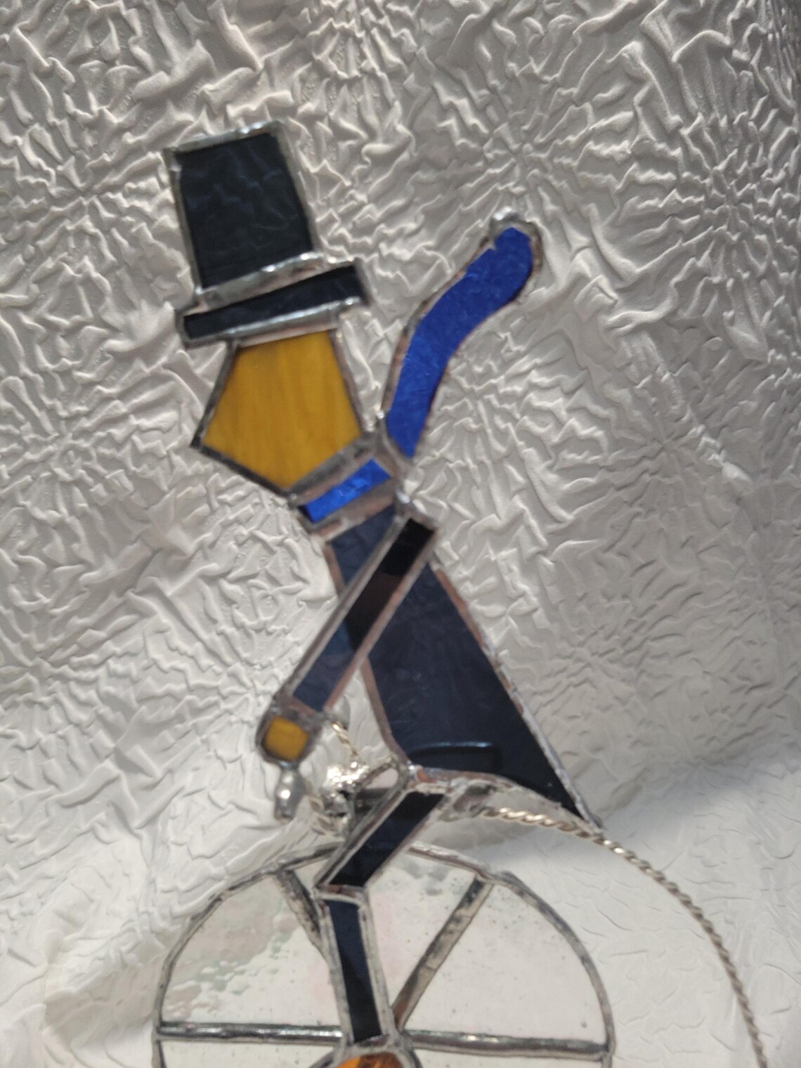 Stained Glass Penny Farthing Bike With Rider - Etsy