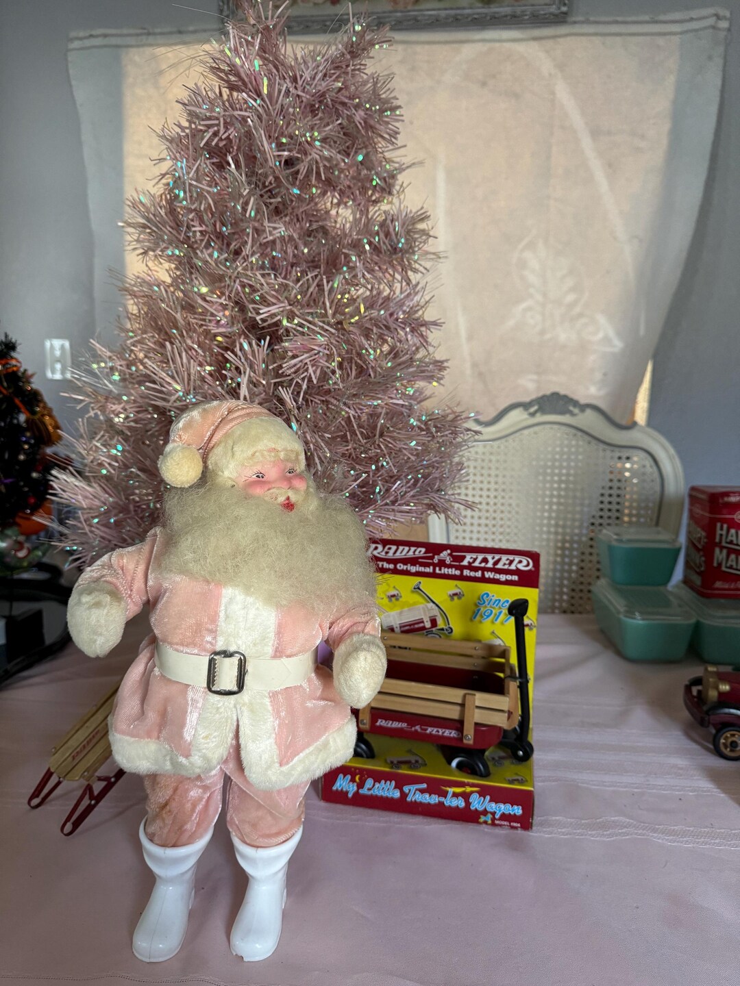 Vintage Harold Gale Pink Velvet Suit mary Kay Santa Claus 15 - Etsy