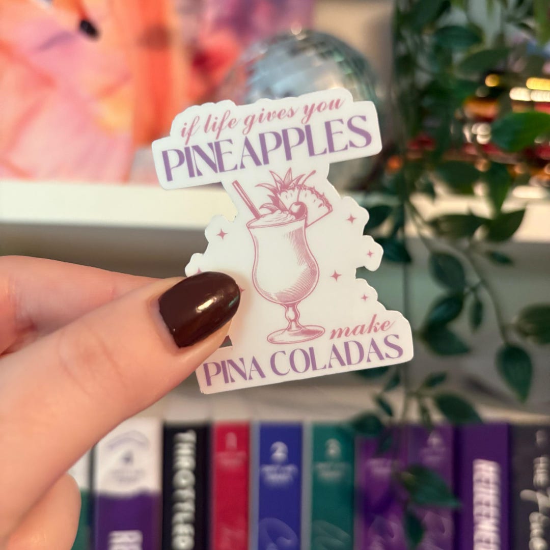 Make Pina Coladas Sticker, Quote, Summer, Trendy, Water Bottle, Laptop ...