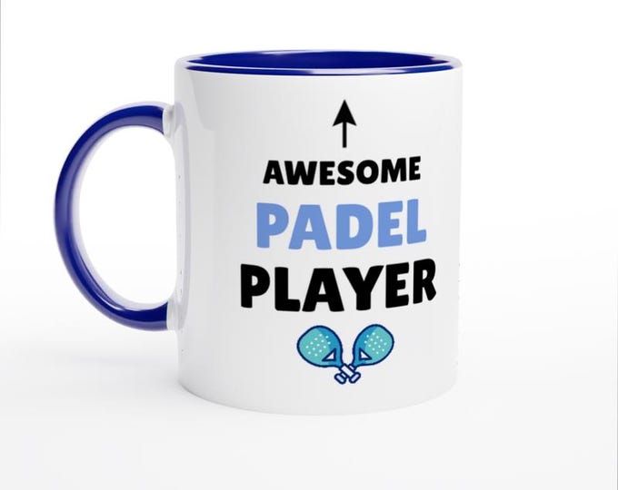 In My Padel Player Era Mug, Padel Enthusiast Themed 11oz Ceramic Mug ...