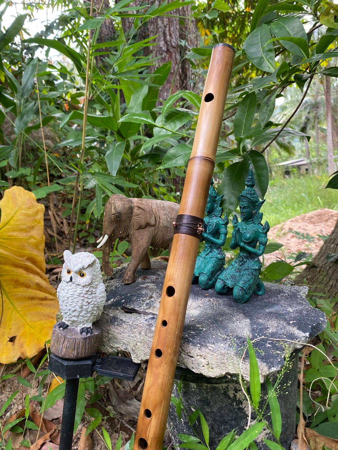 Unique Handmade Bamboo Flute With Custom Exotic Scale, Meditation ...