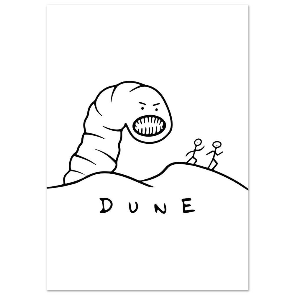 Dune Poster, Wall Art, A2 A3 A4, Prints, Bespoke Inspired Artwork - Etsy