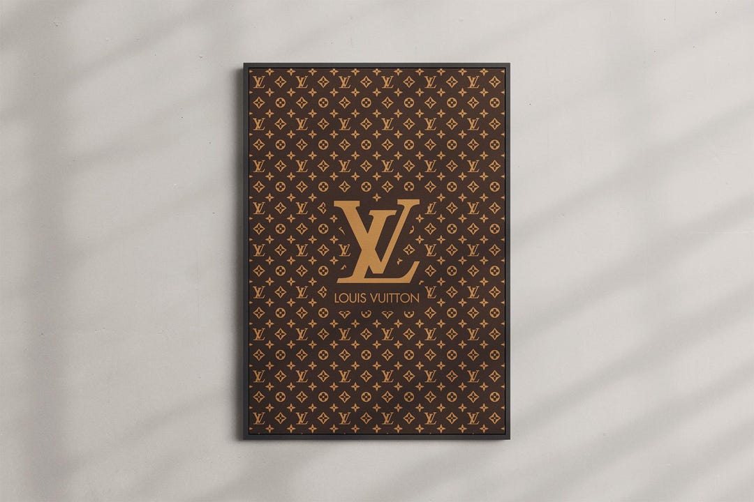 Louis Vuitton Monogram Poster, LV, Designer, Streetwear, High Fashion ...