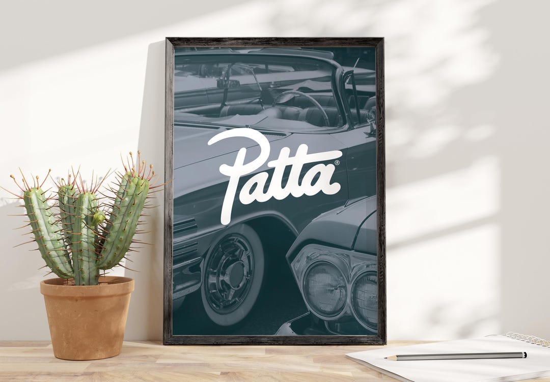 Patta Car Poster, Wall Art, A2 A3 A4, Prints, Bespoke Inspired Artwork ...
