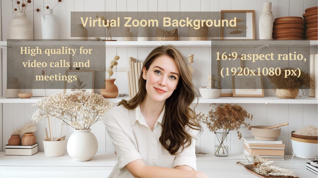Zoom Background Minimalist Room | Virtual Background for Zoom | Soft ...