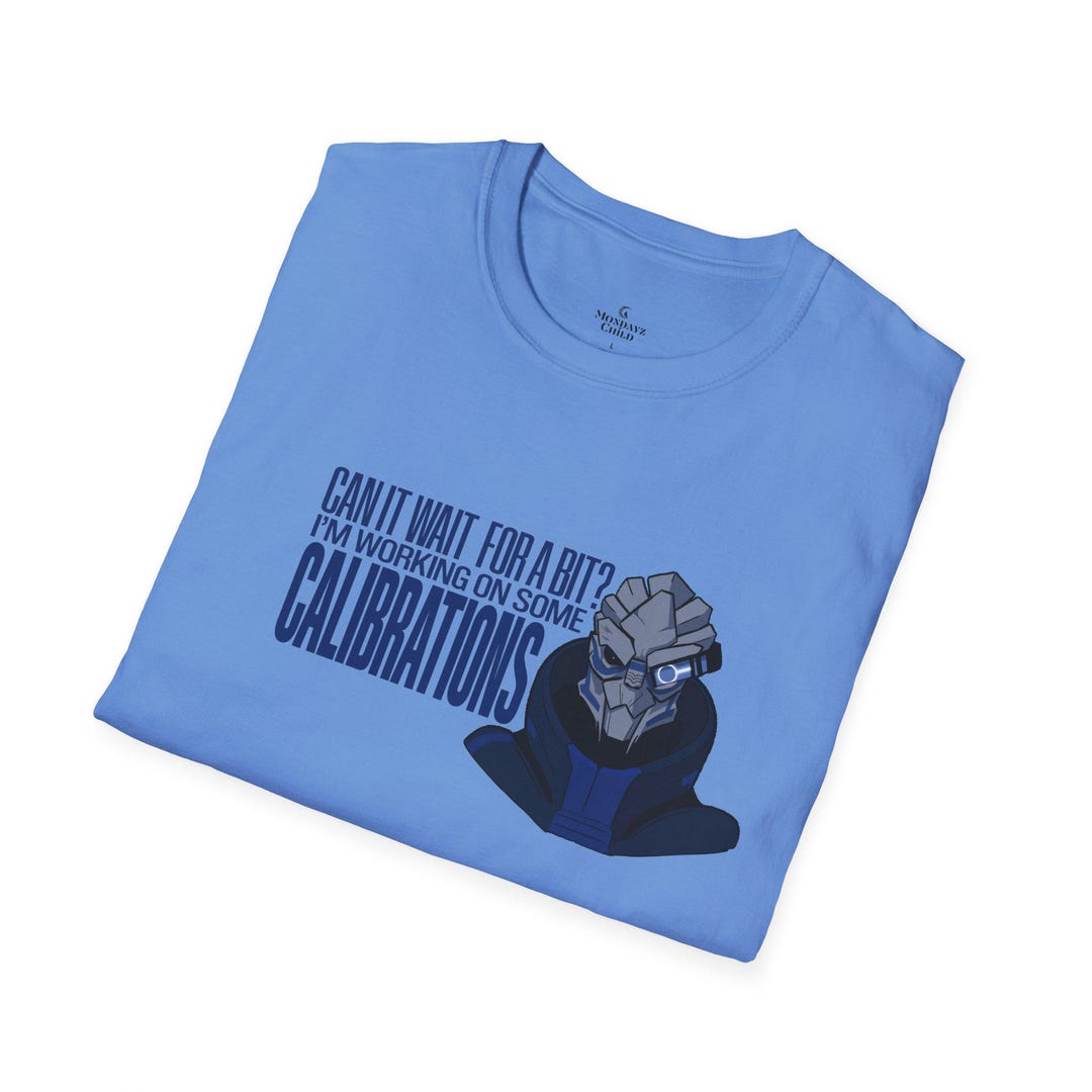 Mass Effect Garrus Calibrations Unisex T-shirt, Gamer Graphic Tee ...