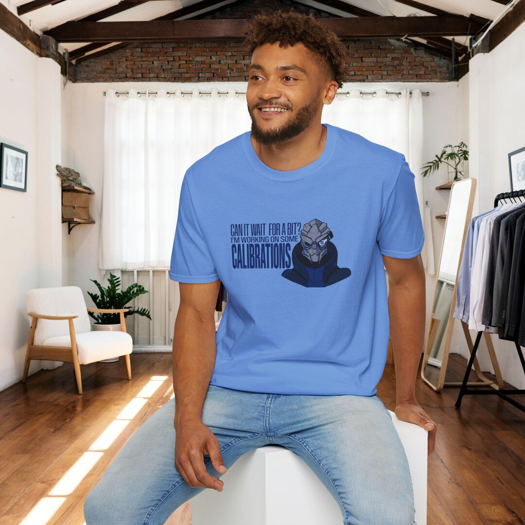 Mass Effect Garrus Calibrations Unisex T-shirt, Gamer Graphic Tee ...