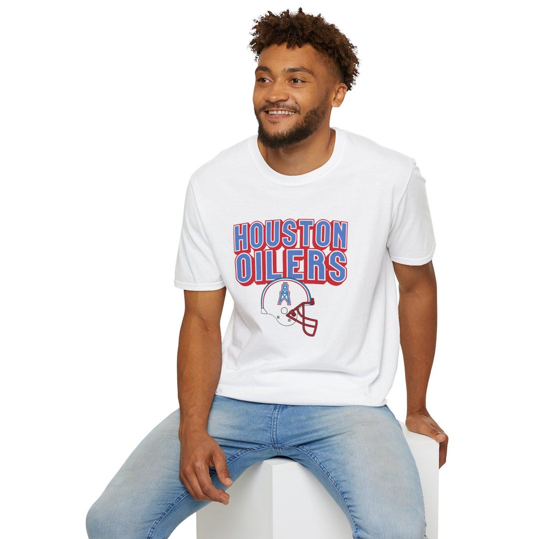 Vintage Style Houston Oilers Unisex T-shirt | Various Designs and ...