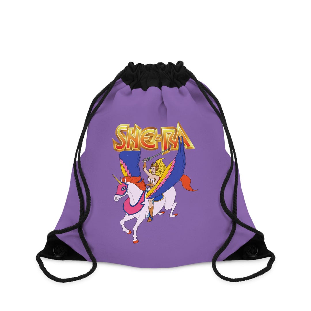 She-ra Inspired Drawstring Bag - Retro Unicorn Design, Gift for Fans ...