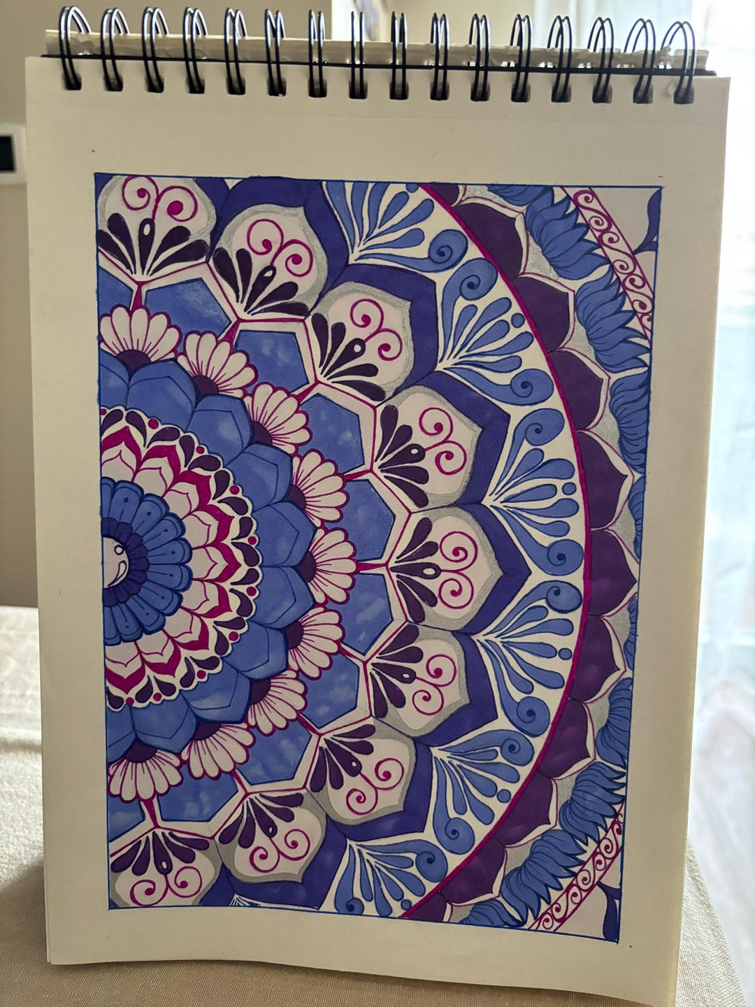 Mandala Drawing Hand Made Hand Drawing Mandala Original Mandala ...