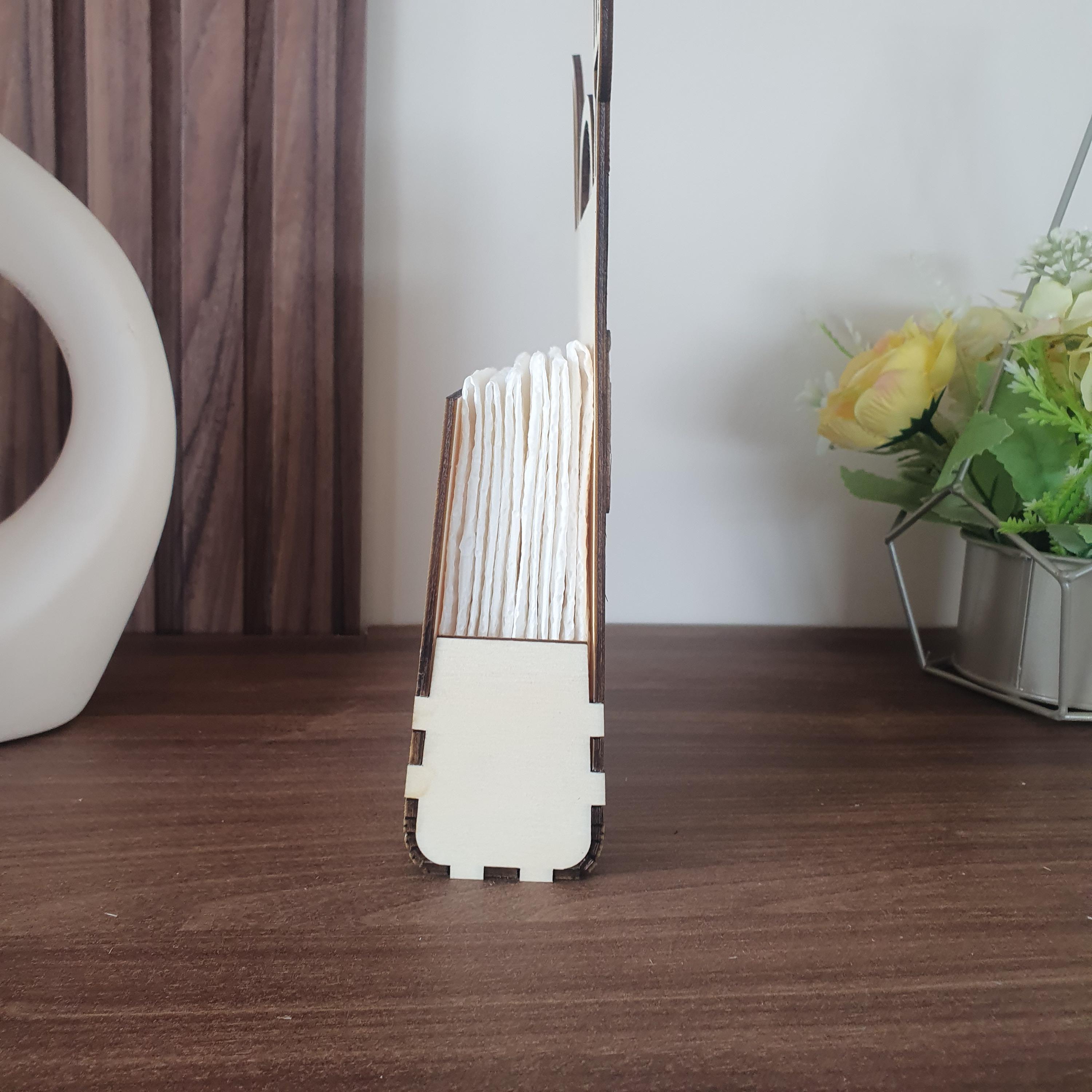 2 IN 1 Custom Made QR Code Menu Sign & Decorative Napkin Holder. Files ...