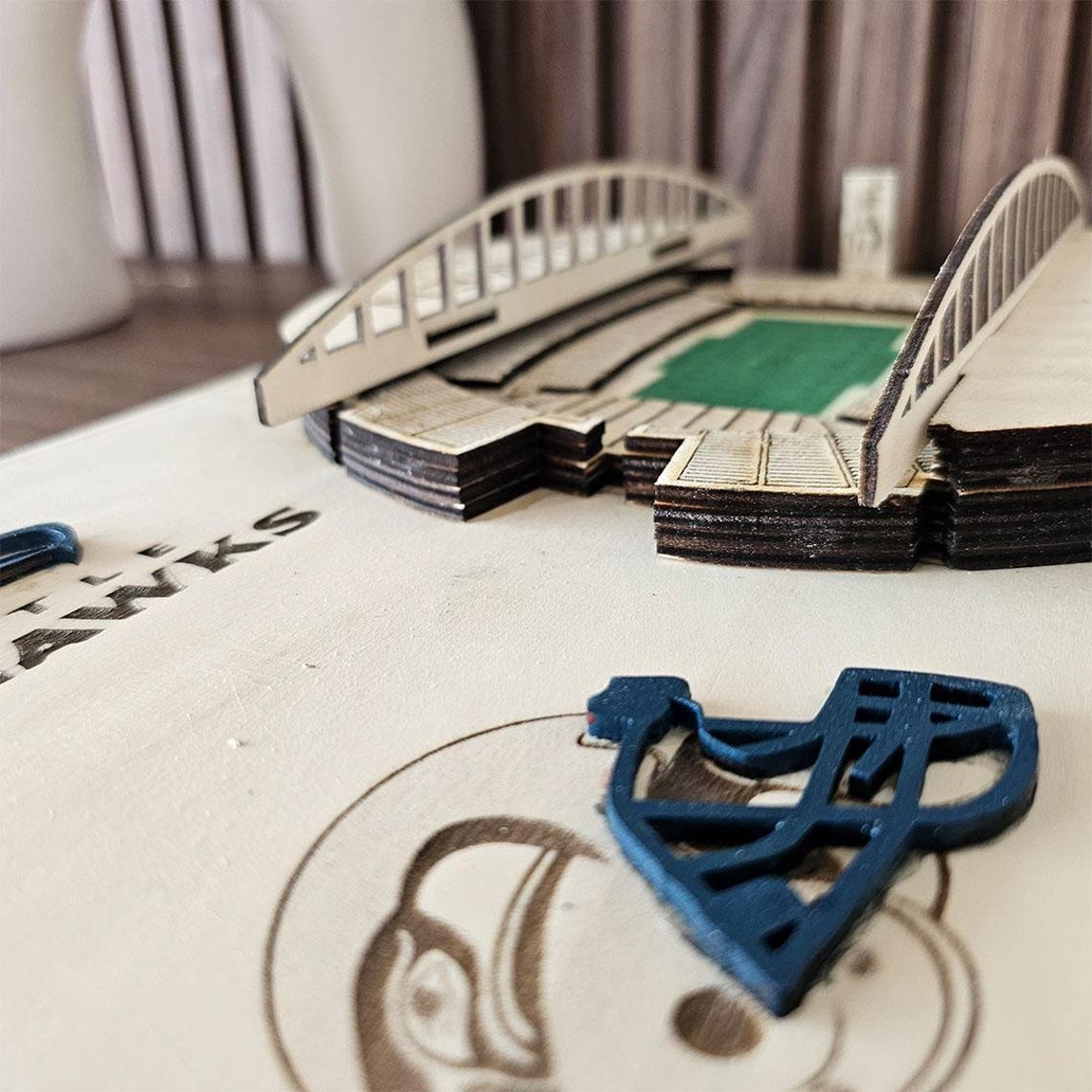 Seattle Football Stadium Laser Cut File | Svg Dxf Pdf AI | Multilayer ...