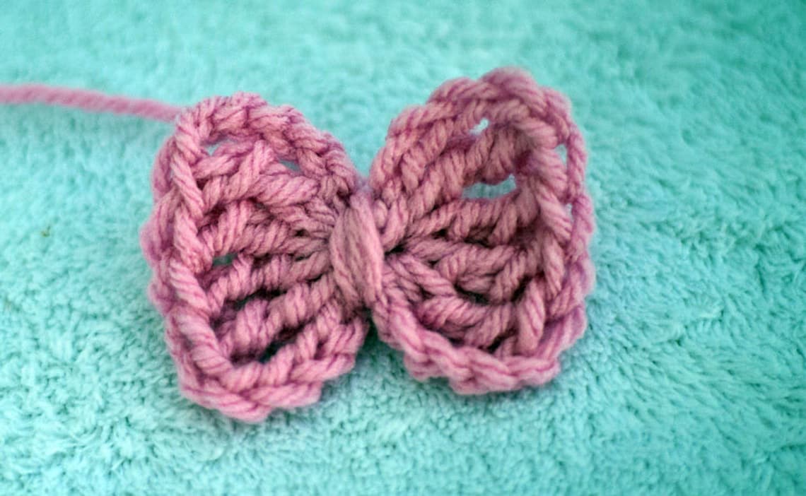 Multi Mini Bow Crochet PDF Patterns in 3 Sizes Instant - Etsy