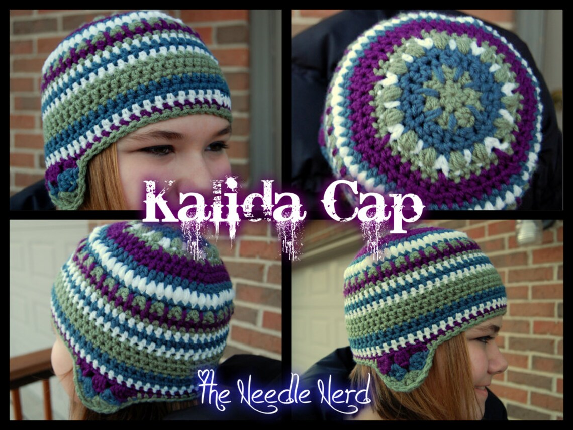 Kalida Cap Crochet PDF Pattern - Teen/adult - Instant Download - Etsy