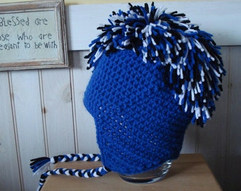 Rainbow Mohawk Hat PDF Crochet Pattern - Etsy