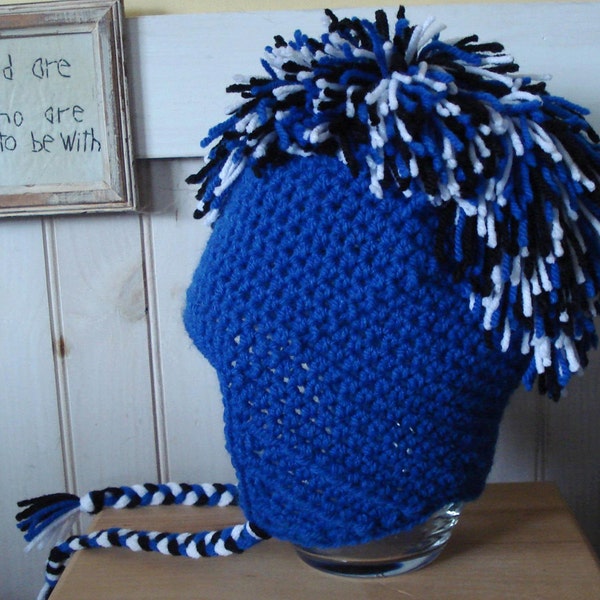Crochet Mohawk Hat - Etsy