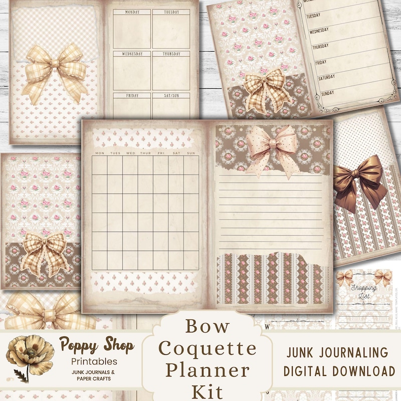 Coquette Daily Planner - Etsy