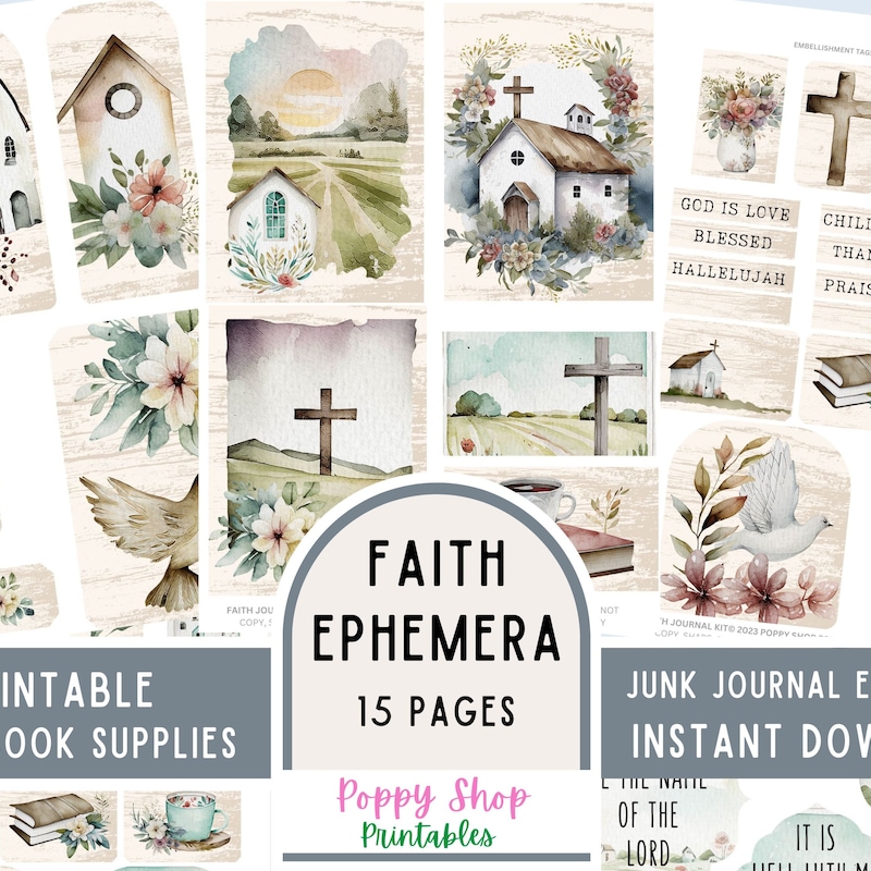 Christian Journal Ephemera - Etsy