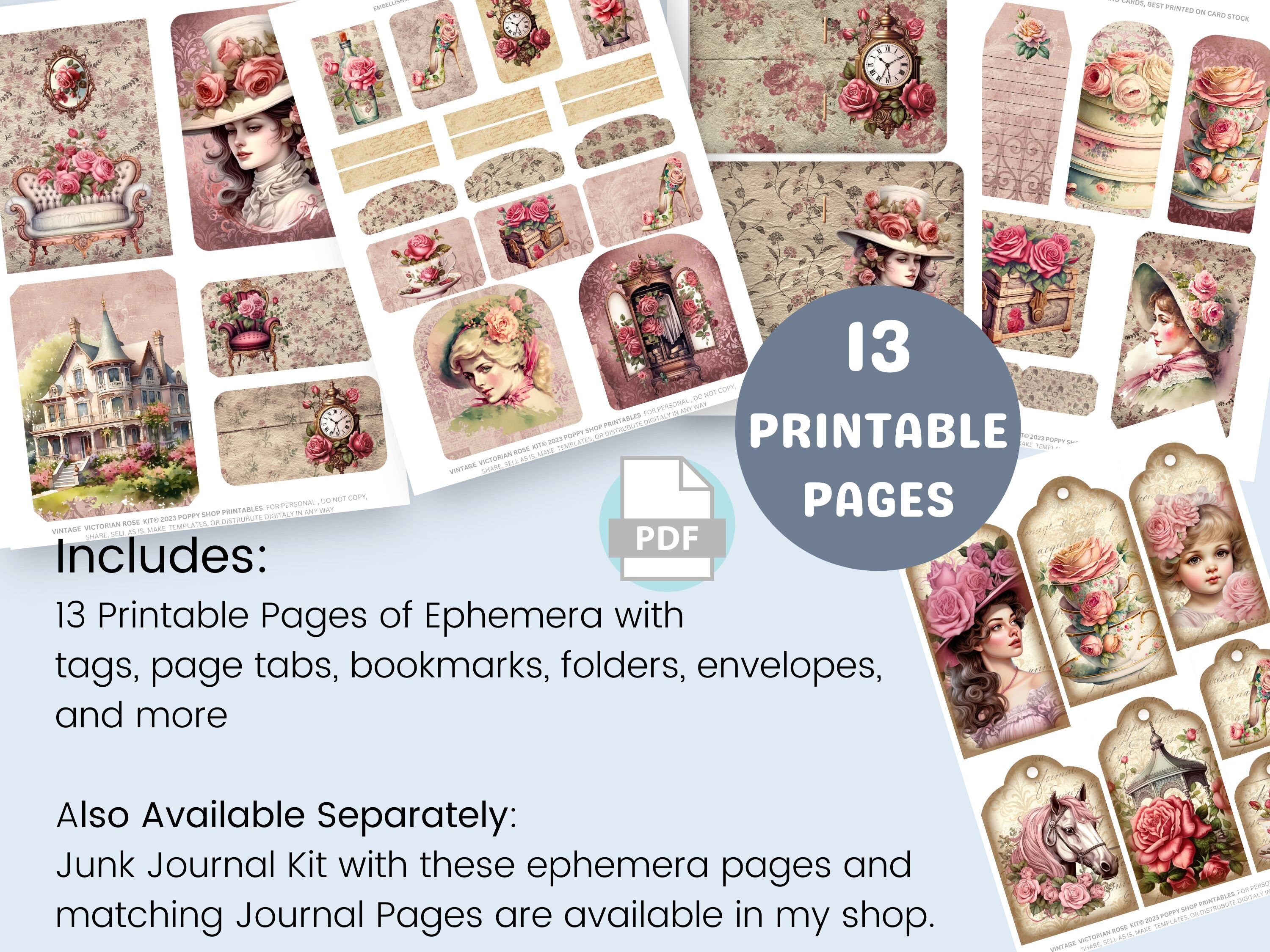 Victorian Ephemera, Vintage, Victorian Women, Junk Journal Ephemera ...