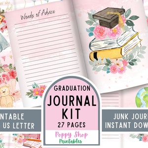 Graduation Junk Journal, Junk Journal Kit, African American Girl ...