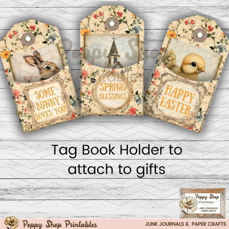 Mini Book, Printable Mini Book, Miniature Book, Spring, Easter, Spring ...
