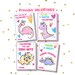 Dinosaur Valentines Day Cards, Printable, Classroom Valentines Cards ...
