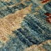 5x8 Light Blue and Rust Vintage Area Rug - Etsy