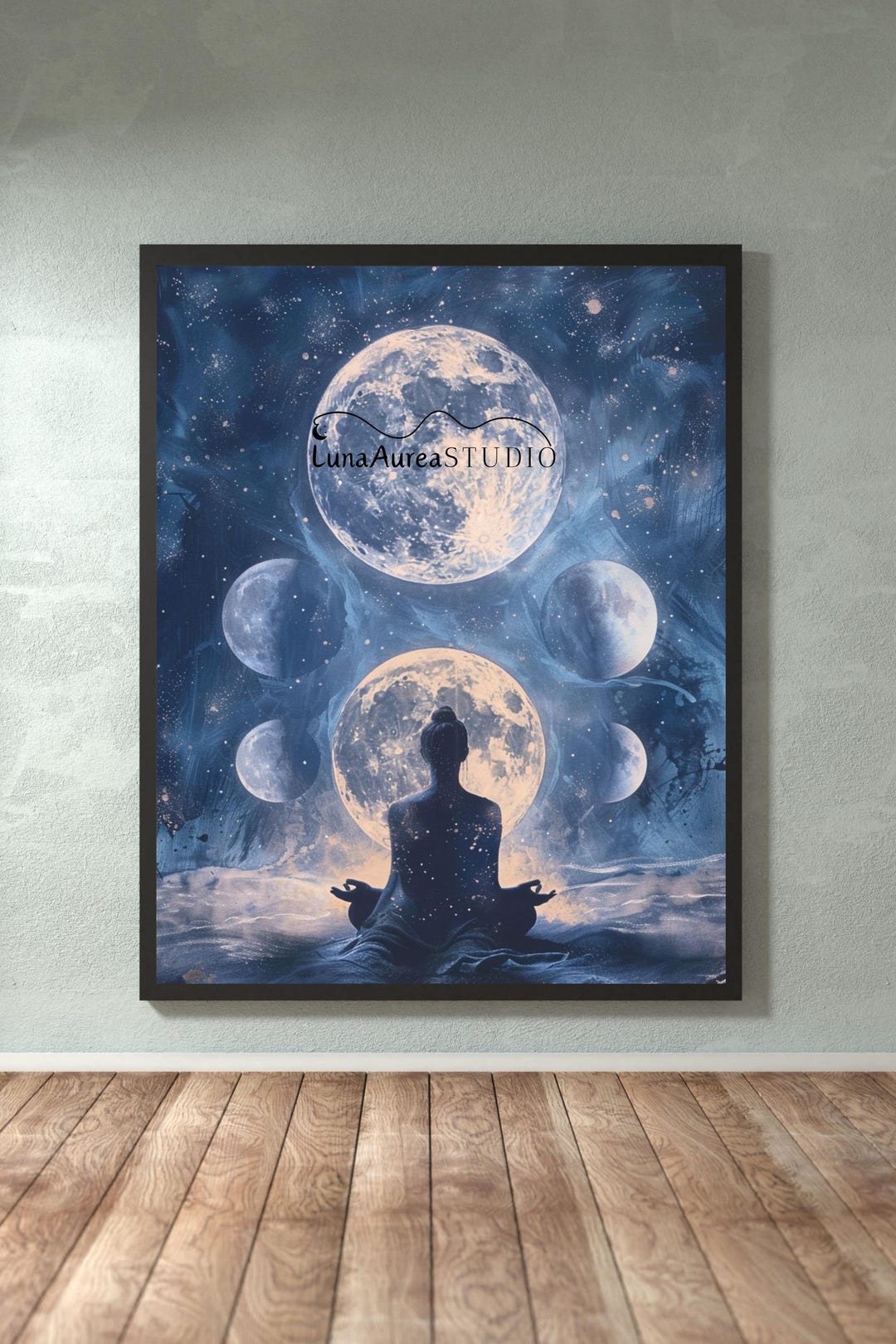 Downloadable Moon Phases Art Celestial & Spiritual Boho Digital Wall ...
